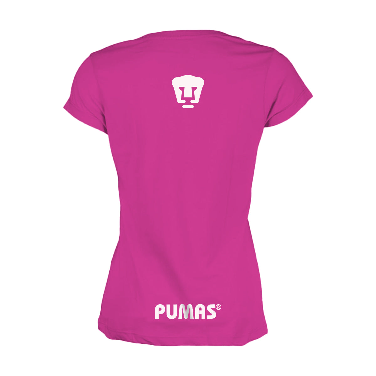 Playera-Pumas-Glifos Rosa-Dama – Tirando Rostro